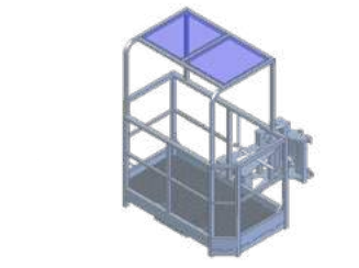 Slewing platform with protection hood - Platforms - Accessories